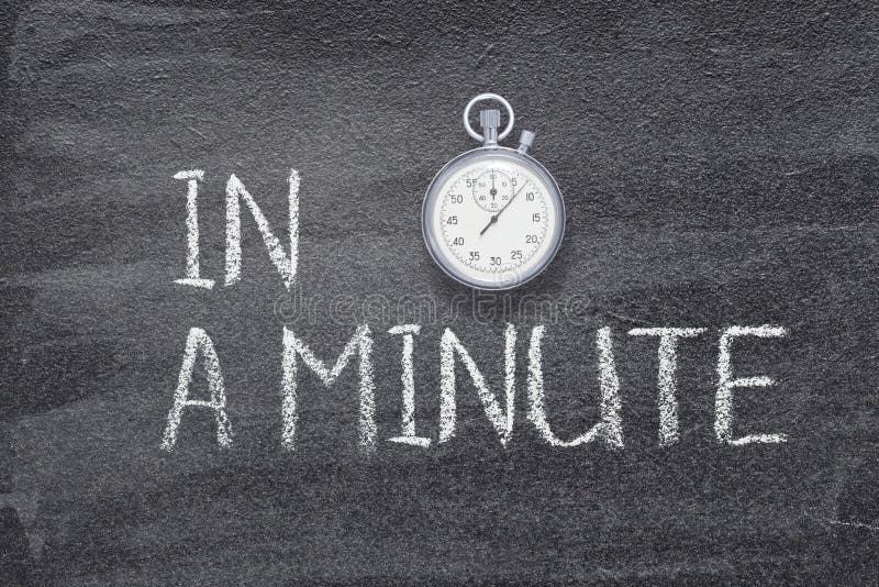 In a minute watch stock photo. Image of symbol, moment - 168102010