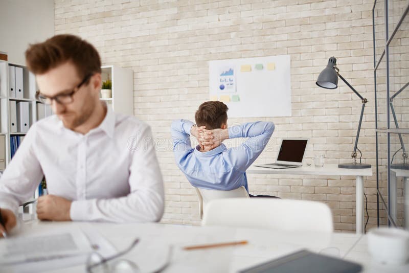 Minute of rest stock photo. Image of executive, rear - 54238438