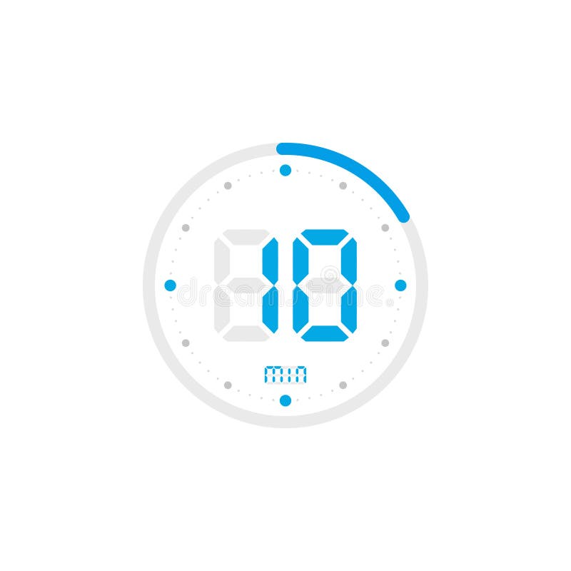 10 Minute Timer Stopwatch Stock Illustrations – 3,258 10 Minute Timer ...