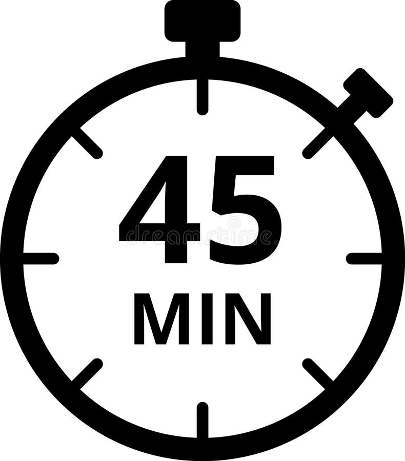 Minute Timer Icon - the Indicates the Limited Cooking Time or Deadline ...