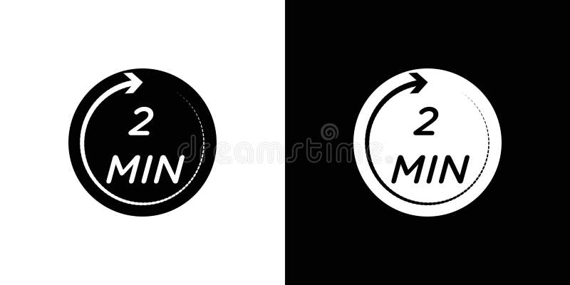 Minute Timer Icon Isolated Flat Vector in Outline Stock Vector ...