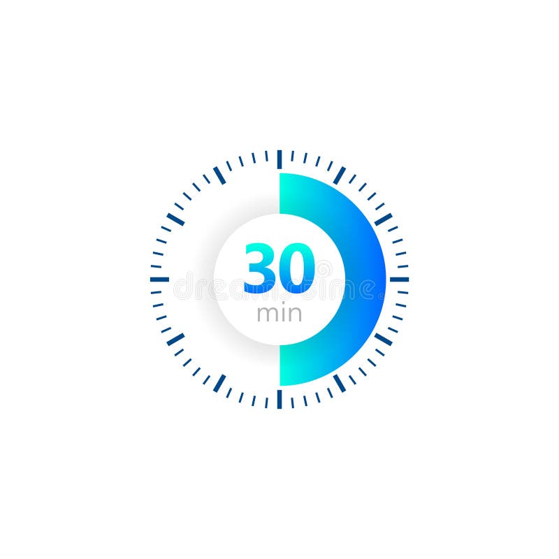 30 Minute Timer Clock Stock Illustrations – 714 30 Minute Timer Clock ...