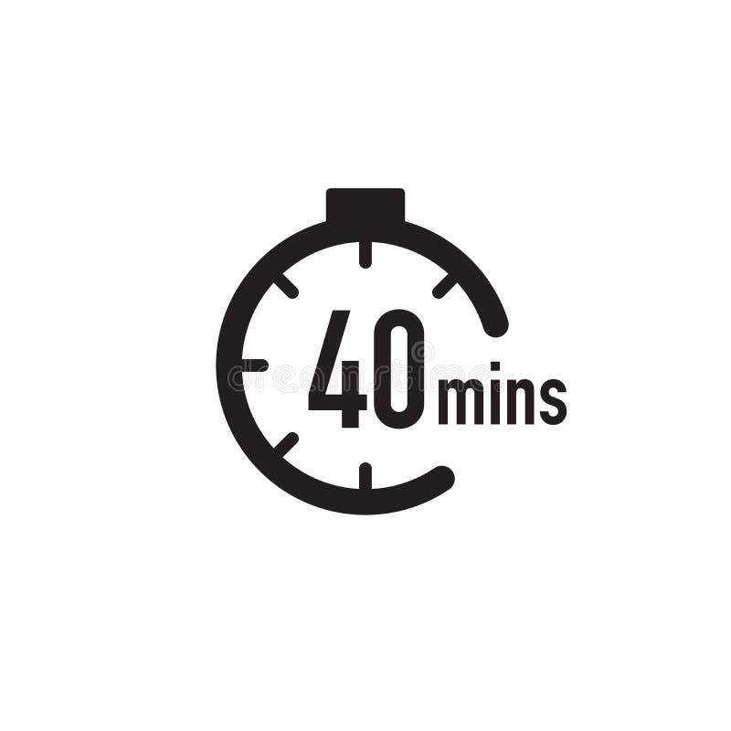 45 Minutes Timer, Stopwatch or Countdown Icon. Time Measure. Chronometr ... 45 Minutes Timer, Stopwatch or Countdown Icon. Time Measure. Chronometr ...