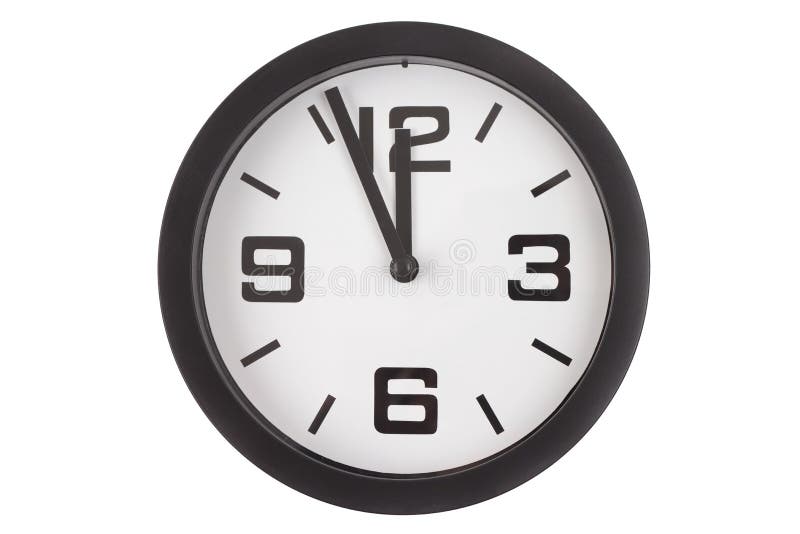Minutes to midnight stock photo. Image of urgency, noon - 24447272