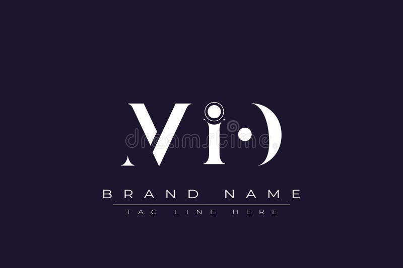 MIO Abstract Letter Logo Design Stock Vector - Illustration of sign ...