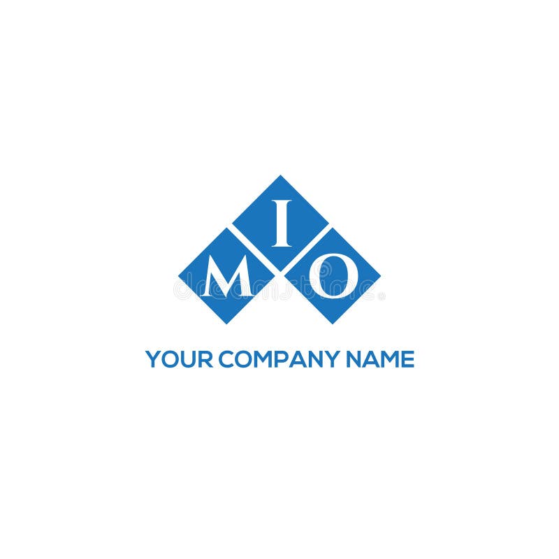 MIO Letter Logo Design on WHITE Background. MIO Creative Initials ...