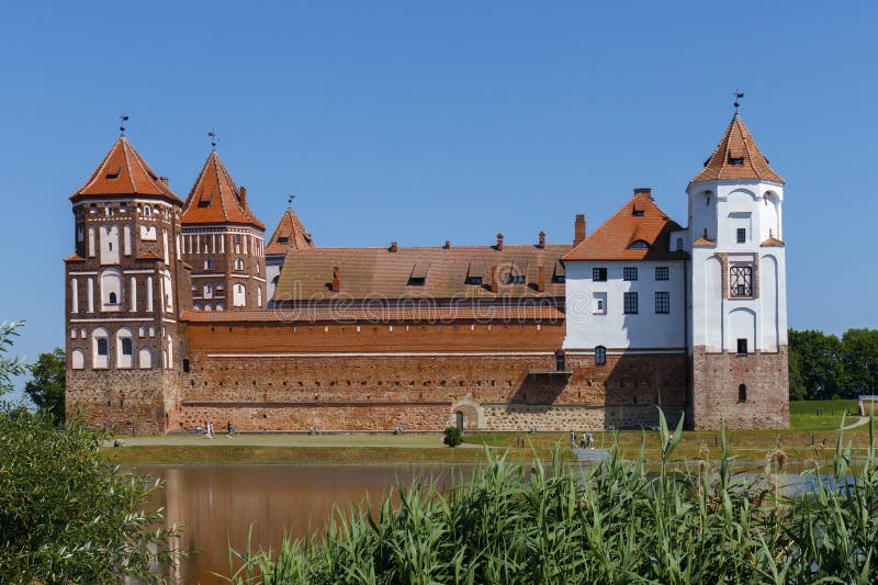 Mir, Belarus - June 30, 2024: Mir Castle Complex is a UNESCO World ...