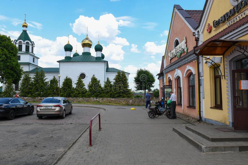 View at the Village of Mir in Belarus Editorial Photography - Image of ...