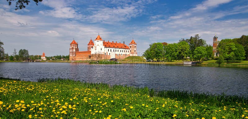 MIR, BELARUS - September 17, 2021: the Architectural Monument of the ...