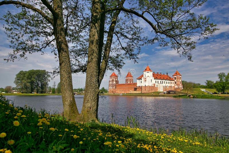 MIR, BELARUS - September 17, 2021: the Architectural Monument of the ...