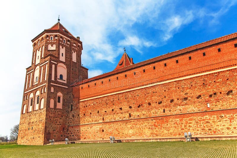 Mir Castle Complex stock photo. Image of history, postcard - 7649604