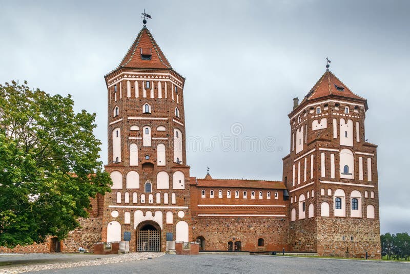 Mir Castle Complex, Belarus Stock Photo - Image of stone, wall: 169955008