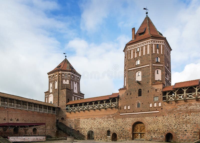 Mir Castle Complex, Belarus Stock Image - Image of historical ...