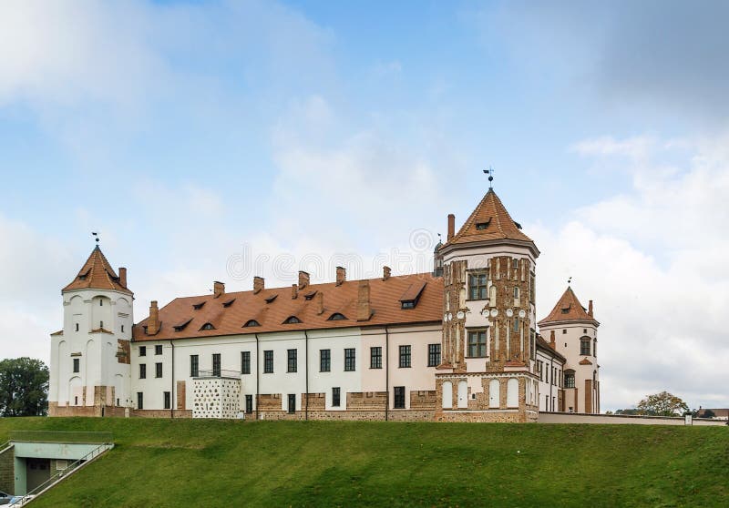Mir Castle Complex, Belarus Stock Image - Image of exterior, landmark ...