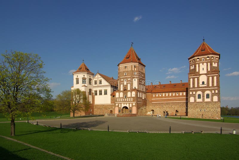 Mir Castle Complex. Belarus Stock Image - Image of belarus, place: 34716671