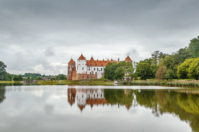 Mir Castle Complex, Belarus Stock Photo - Image of architecture, unesco ...