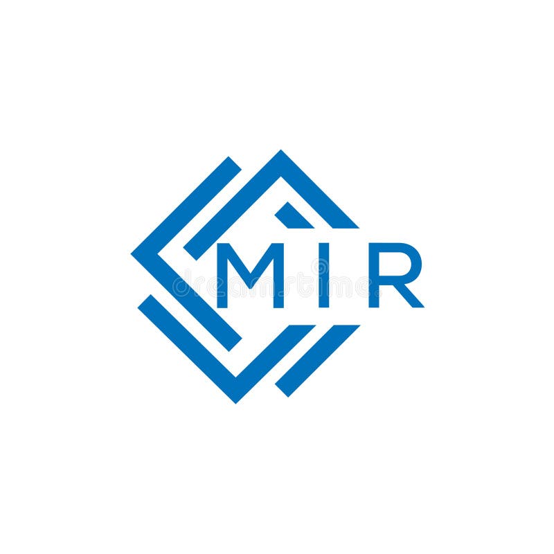 MIR Letter Logo Design on White Background. MIR Creative Circle Letter ...