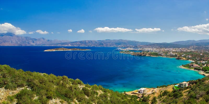 Mirabello bay stock image. Image of color, nature, classical - 15875703