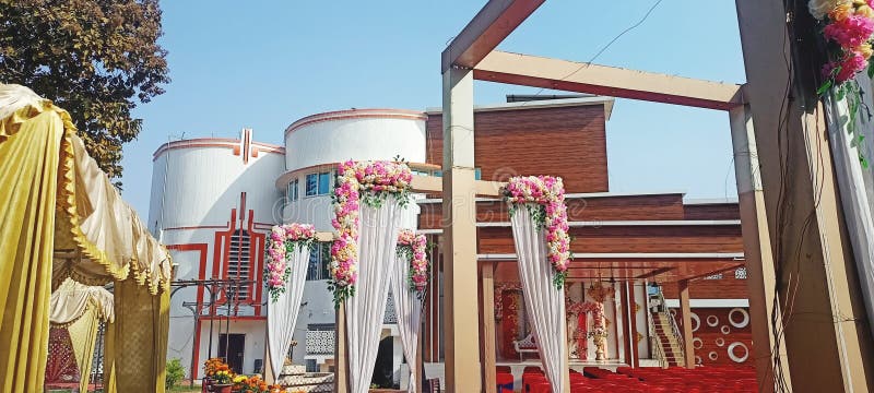 Miracal banquet hall stock photo. Image of shrine, tourism - 267061124