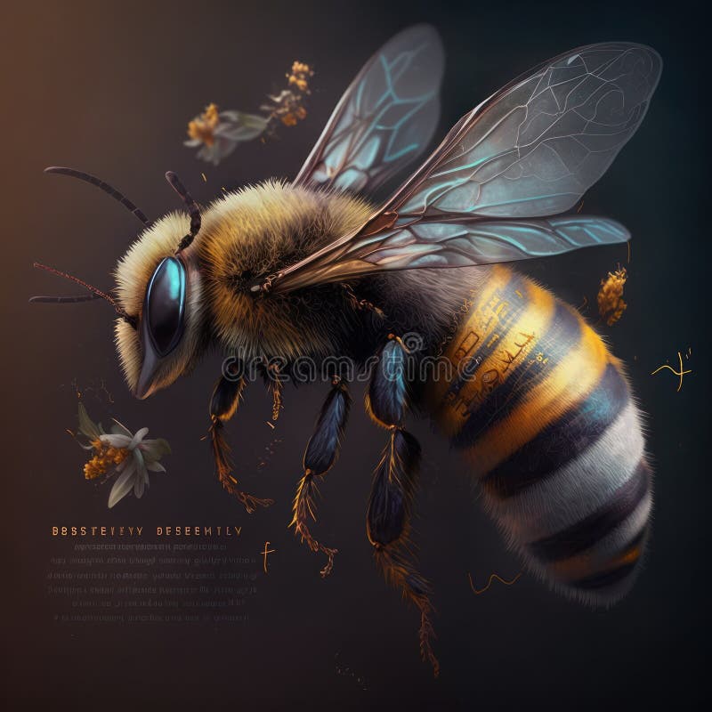 The Miracle of Bee Flight. Perfect for Educational Materials Stock ...