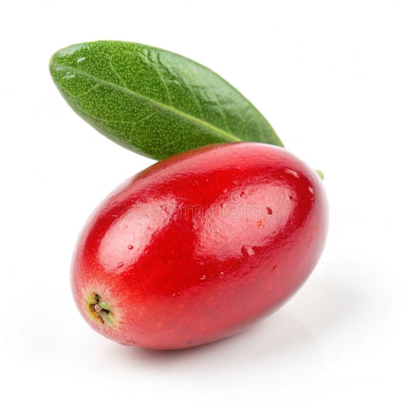 Miracle Berry Isolated on Transparent Background Stock Illustration ...