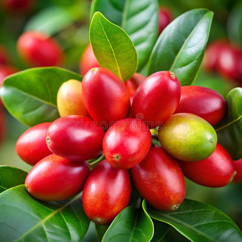 Miracle Fruit Icon Set in Flat Vector Style Stock Illustration ...