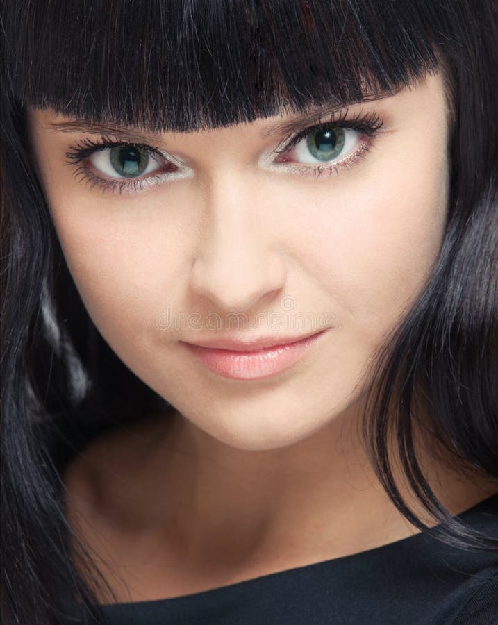 Mirada atenta foto de archivo. Imagen de negro, elegante - 4334828