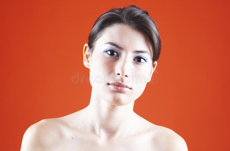 Mirada fija seria foto de archivo. Imagen de rapaz, contemplar - 46288396