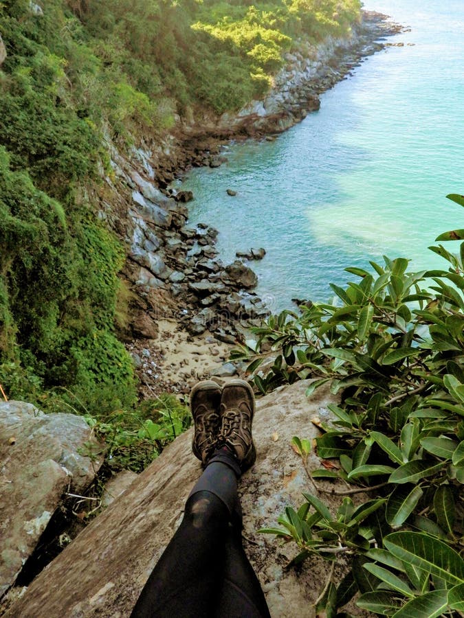 Mirador Playa Del Toro Aventura Stock Image - Image of botas, rocks ...