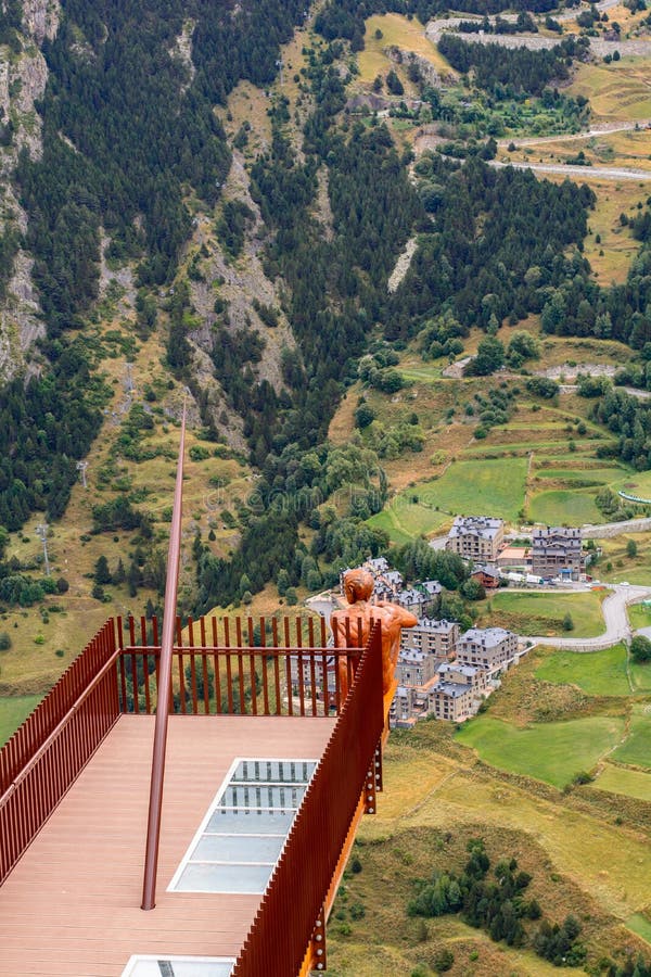 Mirador Roc Del Quer, Canillo Andorra Foto de archivo - Imagen de ...