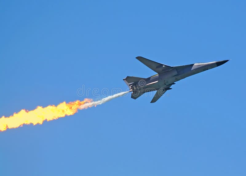 Jet fighter stock image. Image of flight, explosive, flame - 34161231