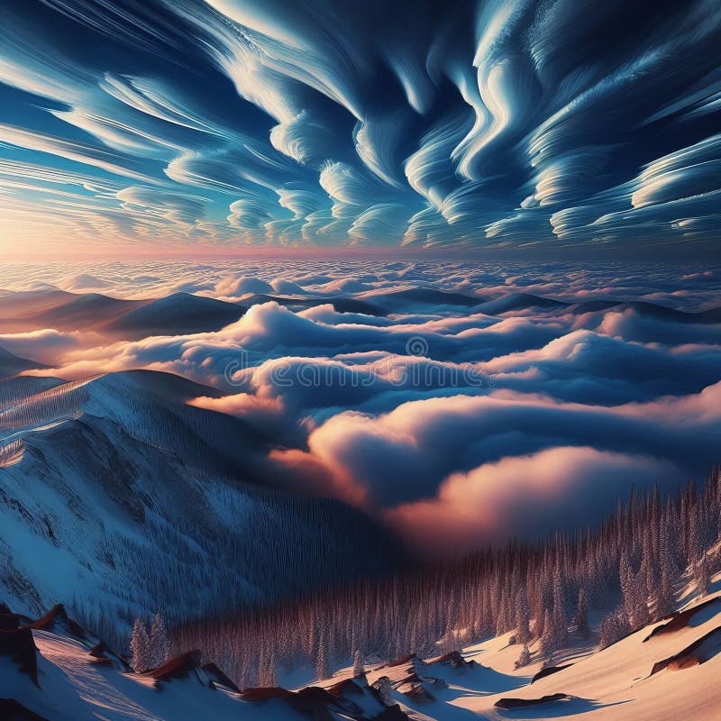 Miragefluff Optical Illusion Clouds Appearing only Under Certain Stock Illustration ...