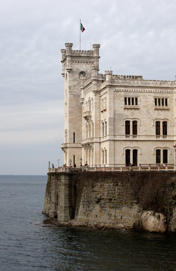 Miramare castle, Trieste stock photo. Image of landmark - 22764584
