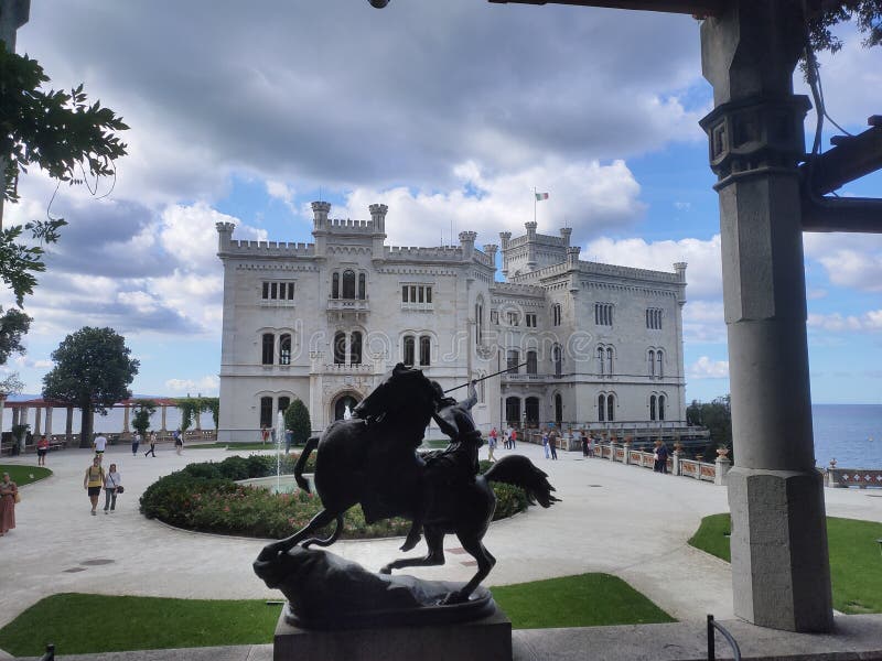 Miramare Castle editorial image. Image of building, castle - 262278265
