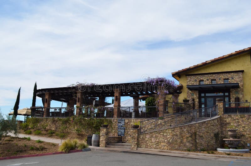 Miramonte Winery Entrance editorial image. Image of blue - 69433740