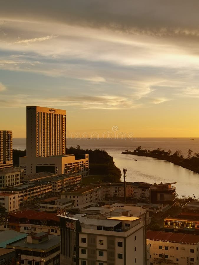Miri: View of Wisma Pelita from Jalan Melayu. Editorial Photo - Image ...