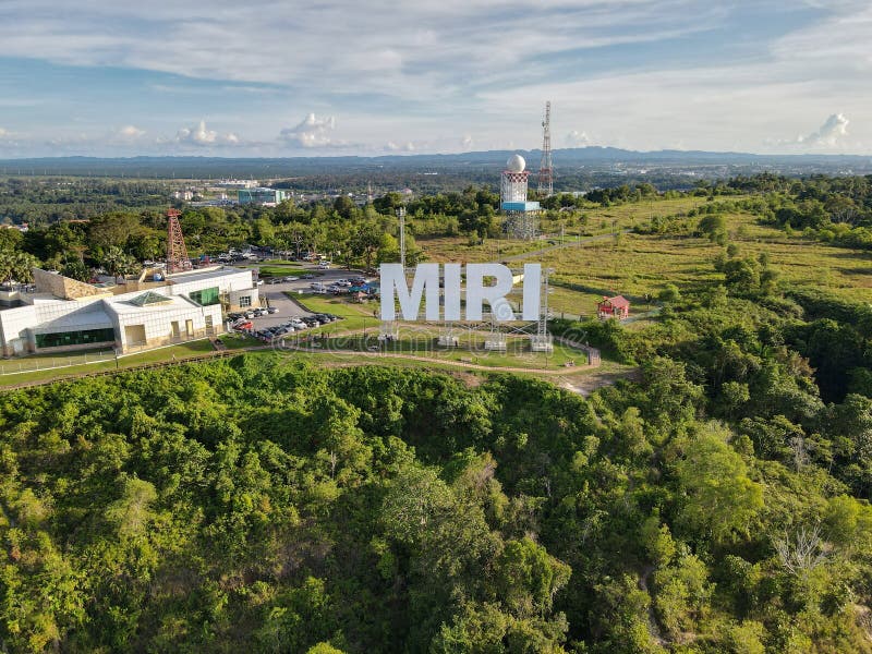Miri Iconic Signage on a Hill. Editorial Image - Image of symbol ...