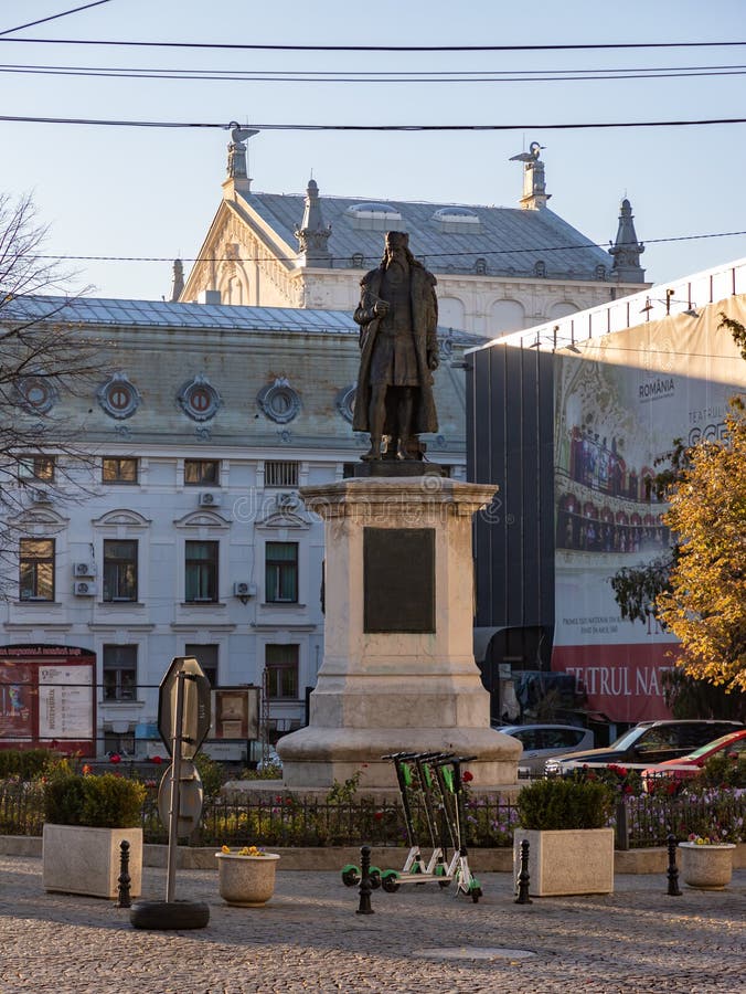 Miron Costin Statue editorial stock photo. Image of city - 263953008