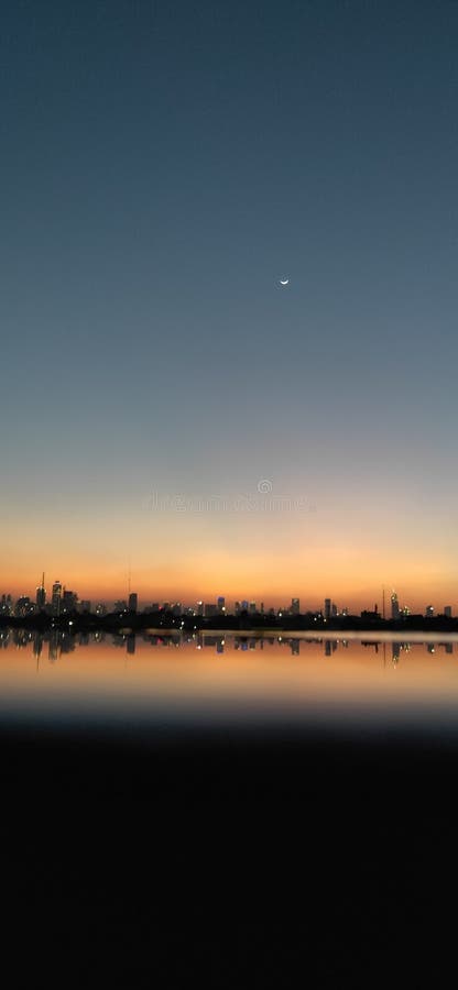 Miror Sunset gradient stock photo. Image of sunlight - 209150110