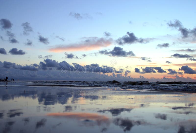 Mirror beach stock photo. Image of reflected, symmetric - 194444