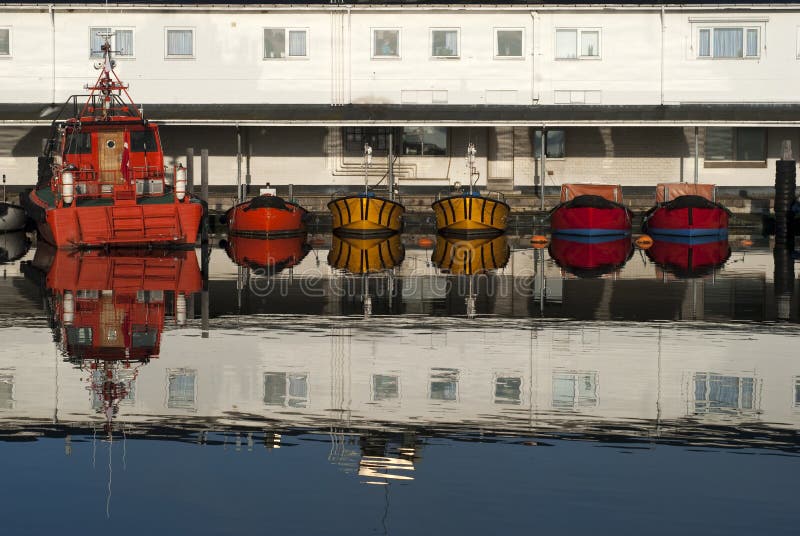 Mirror boats stock photo. Image of outdoors, travel, harbor - 23821688