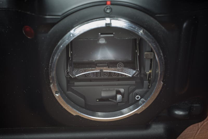 Mirror Box of a Photo Camera Stock Photo - Image of camera, technology ...