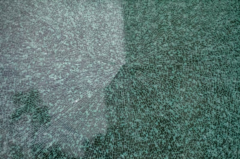 Gracked Glass_The Mirror Broke into Many Pieces Stock Image - Image of ...