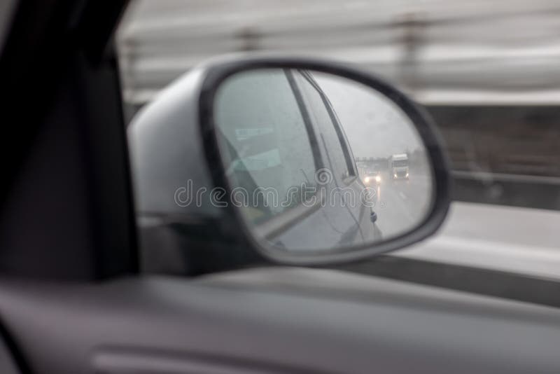 Mirror Car Automotive Viewer Vehicle Stock Photo - Image of reflection ...