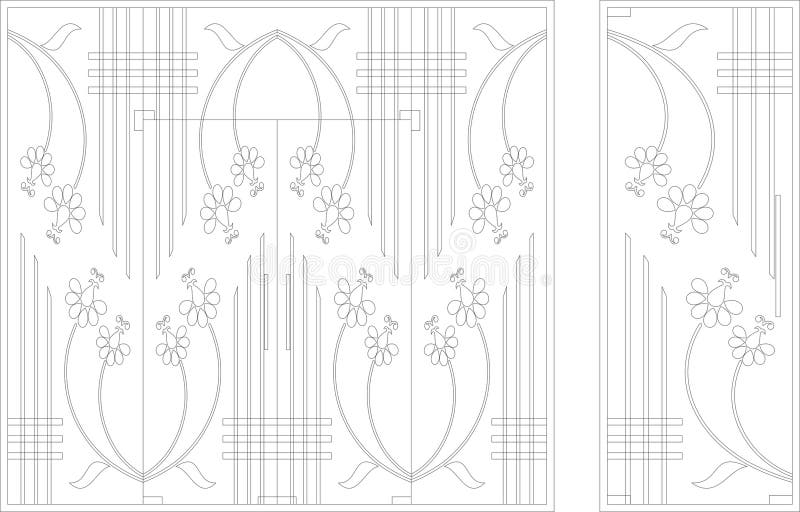 Mirror Door Partition Kitchen Shutter Railing Glass Design and MDF ...