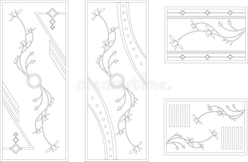 Mirror Door Partition Kitchen Shutter Railing Glass Design and MDF ...