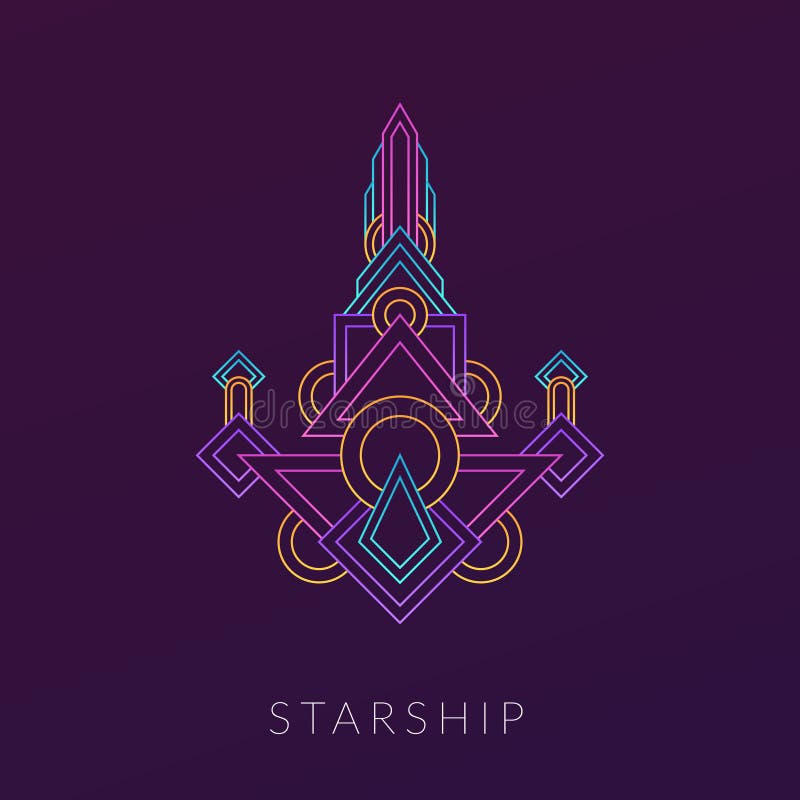 Starship Outline Stock Illustrations – 196 Starship Outline Stock ...