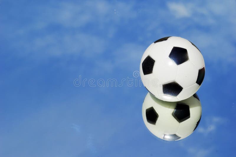 Mirror football sky stock image. Image of nature, circle - 25155961