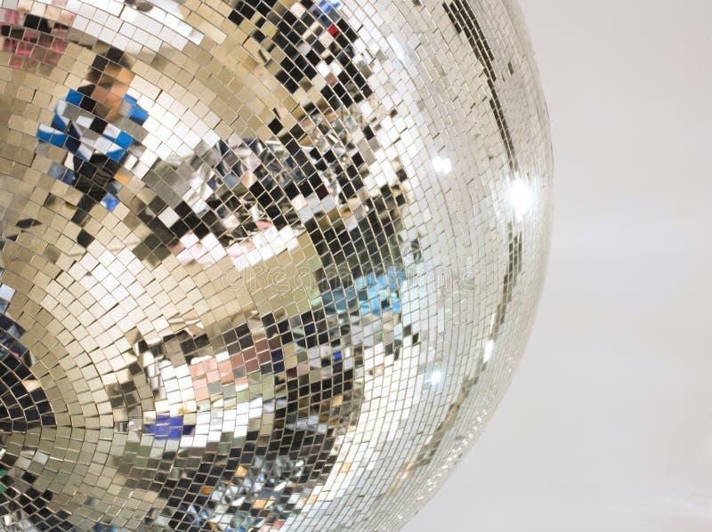 Mirror glass ball stock image. Image of discotheque, ball - 34711047