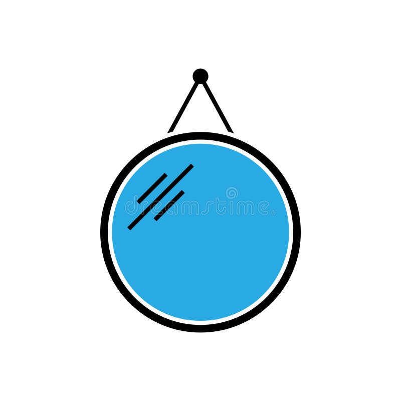 Mirror Graphic Design Template Vector Isolated Stock Vector ...